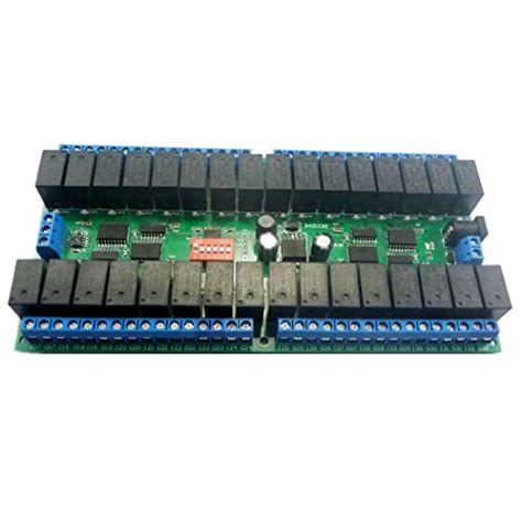 32ch Dc 12v Rs 485 Modbus Rtu Relay Board Rs485 Bus Remote Control