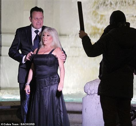 Former Page 3 Girl Samantha Fox 53 Turns Heads In A Low Cut Gown As
