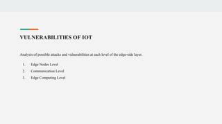 Comprehensive Study Of Security Of IoT PDF Internet Computing