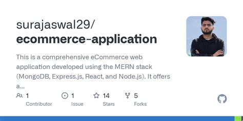 Github Surajaswal29ecommerce Application This Is A Comprehensive