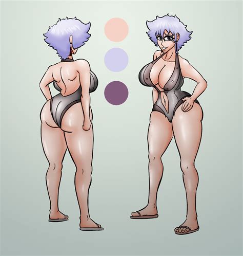 Rule 34 Big Breasts Bleach Breasts Breasts Curvy Exemp Nsfw Female Kotetsu Isane Swimsuit