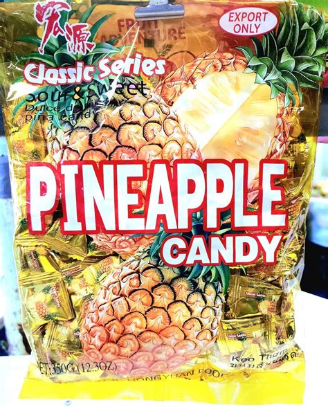 Classic Series Chinese Hard Pineapple Candy 12 3 Oz Ebay