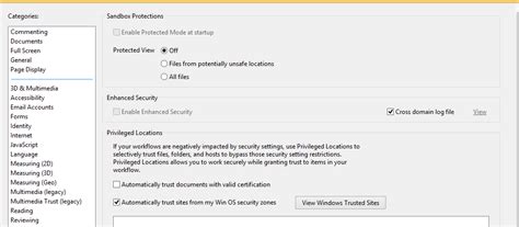 How To Disable Protected Mode At Startup In Dc App Adobe Community 8062707