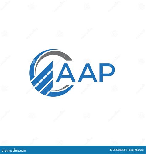 Aap Flat Accounting Logo Design On White Background Aap Creative