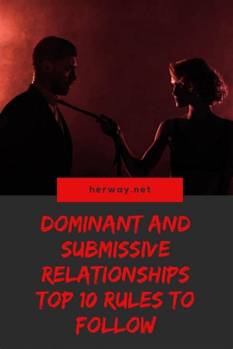 Dominant And Submissive Relationships Top 10 Rules To Follow