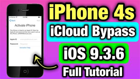iphone 4s icloud bypass ios 9 3 6 full tutorial youtube