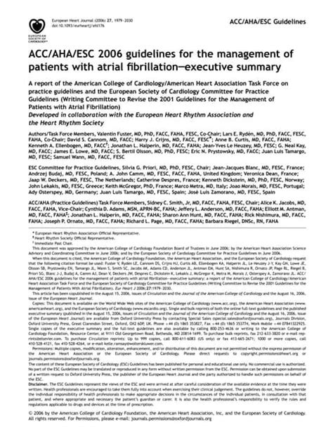 Guidelines Afib Executive Summary Pdf