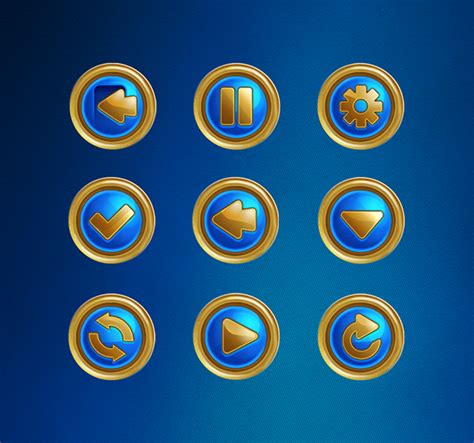 gui elements on behance