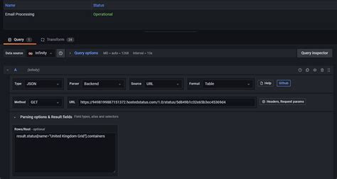 Transform Rows Into Column Table Data Infinity Plugin Dashboards Grafana Labs Community Forums