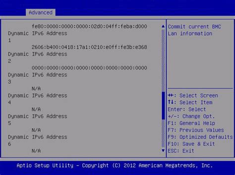 bios setup utility screens sun server x4 8 service manual