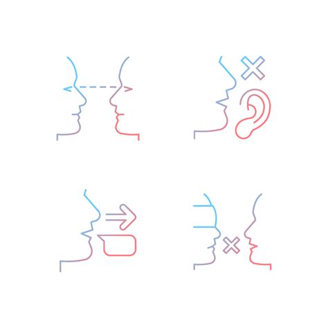 Improve Everyday Communication Gradient Linear Vector Icons Set 3562339 Vector Art At Vecteezy