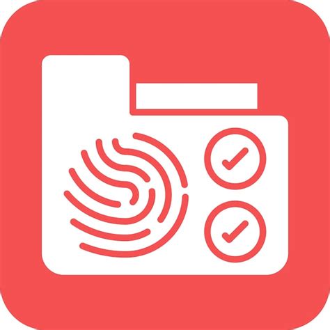 Premium Vector Vector Design Dactyloscopic Data Icon Style