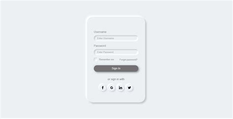 Github Wavefirecodingneomorphic Login Form Login Form Based On
