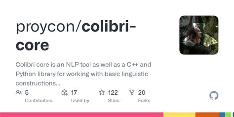 Github Proyconcolibri Core Colibri Core Is An Nlp Tool As Well As A