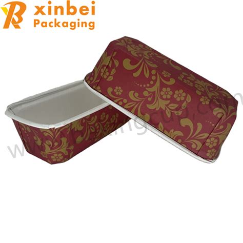 160x55x55mm Plumpy Mold Bakeable Paper Rolled Edge Mould Foshan