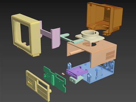 Retro Desktop Pc Raspberry Pi Case V2 Von Fantasticmrdavid Kostenloses Stl Modell