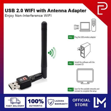 USB WIFI With Antenna Adapter N G USB Ethernet Wireless USB Network Card Receiver