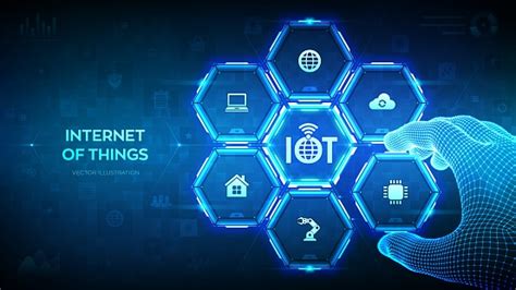 Iot Internet Of Things Everything Connectivity Device Concept Network And Business With Internet