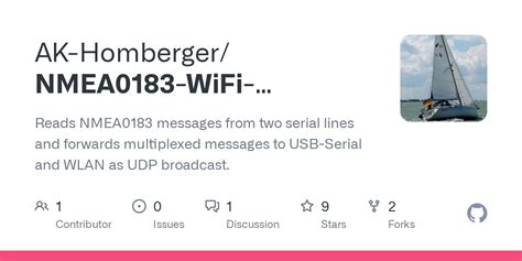 GitHub AK Homberger NMEA WiFi Multiplexer Reads NMEA Messages From Two Serial Lines