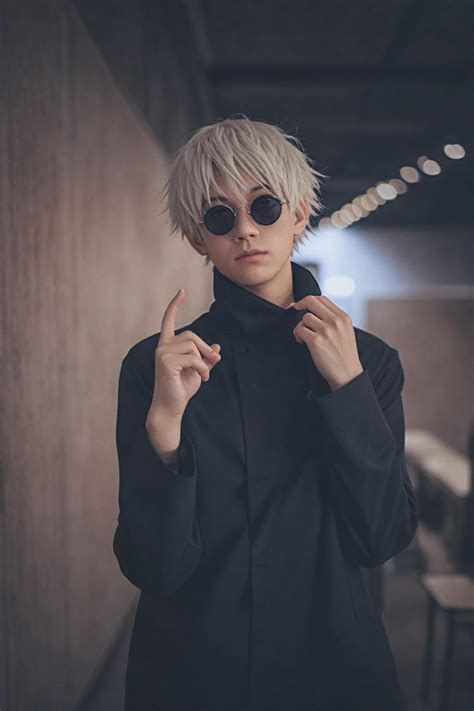 Jujutsu Kaisen Cosplay Gojo Satoru Cosplay Complete Set Anime Cosplay Cosplay For Him And Her
