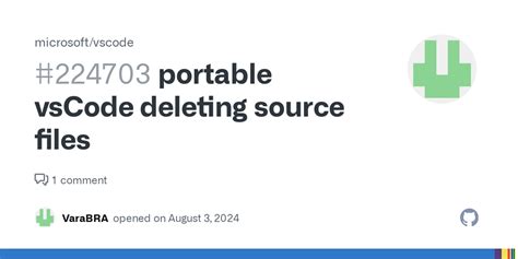 Portable VsCode Deleting Source Files Issue Microsoft Vscode GitHub