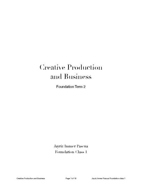 istituto marangoni creative production and business class notes by