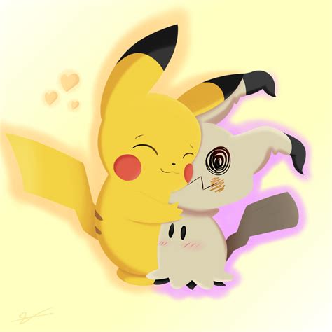Pikachu And Mimikyu By Usv02 On Deviantart