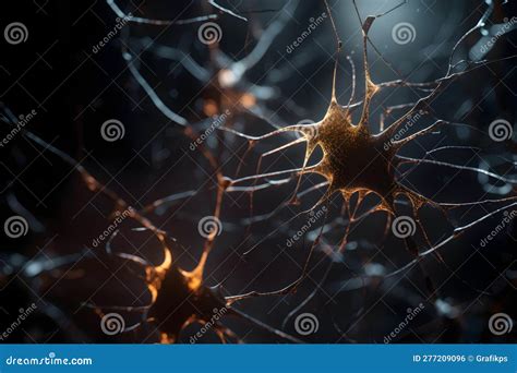 Visualization Of Neural Connections Where Numerous Neural Structures Create Complex Networks