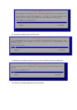 Installasi Debian Di Vmware Workstation PDF