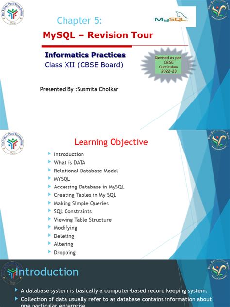 5 Mysql Rev Pdf Relational Database Databases