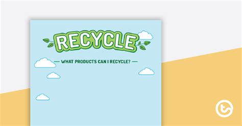 Reduce Reuse Recycle And Rethink Brainstorming Sheets Teach Starter