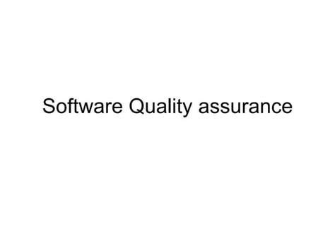 Unit 5 Testing Software Quality Assurance Ppt Educational Assessment Education