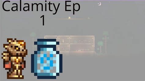 Terraria Calamity Ep 1 Fossil Armour And Blizzard In A Bottle Youtube