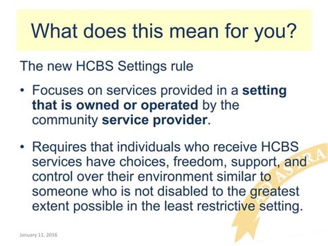 Hcbs Final Rule Pptx