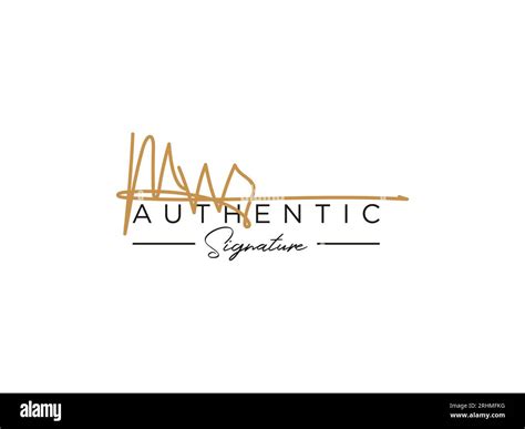 Mw Signature Logo Template Vector Stock Vector Image And Art Alamy