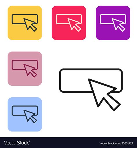 Black Line Ui Or Ux Design Icon Isolated On White Vector Image