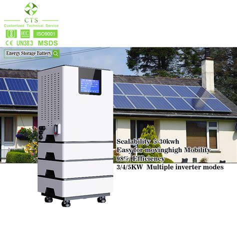 Cts Energy Storage Battery 15kw 20kw 30kw Battery Pack For Solar System