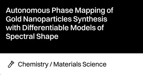 Autonomous Phase Mapping Of Gold Nanoparticles Synthesis With Differentiable Models Of Spectral