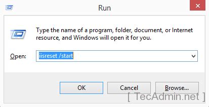 How To Restart IIS Via Command Line