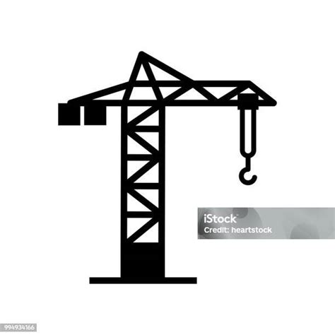 크레인 아이콘 벡터 아이콘입니다 간단한 요소 그림입니다 크레인 기호 디자인입니다 웹 및 모바일 사용할 수 있습니다 0명에 대한 스톡 벡터 아트 및 기타 이미지 Istock