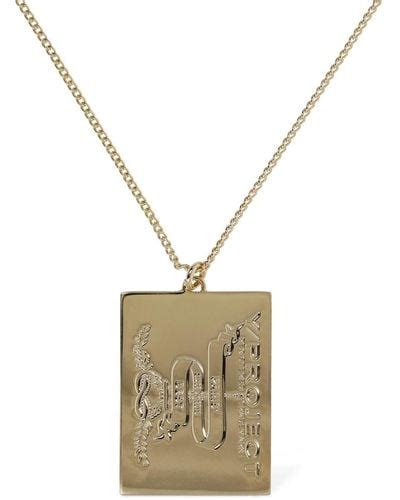 Metallic Y Project Necklaces For Women Lyst