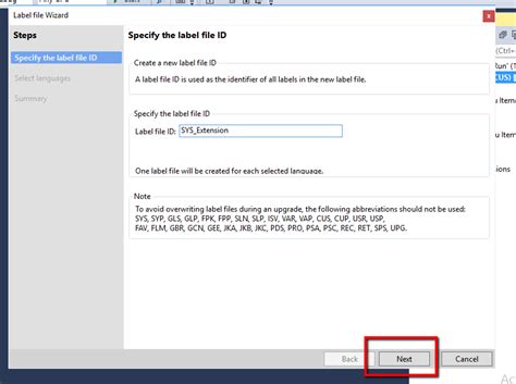 Dynamics AX Technical World Label Extension D365FO
