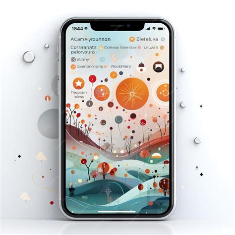 Premium Vector Realistic Vector Mobile App Design On White Background