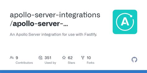Github Apollo Server Integrationsapollo Server Integration Fastify An Apollo Server