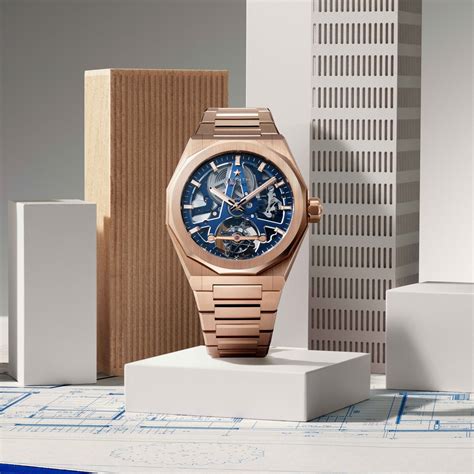 Zenith Defy Skyline Tourbillon Skeleton In Oro Rosa Quotidiano Motori