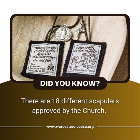 St Did You Know There Are 18 Different Scapulars That Have Been