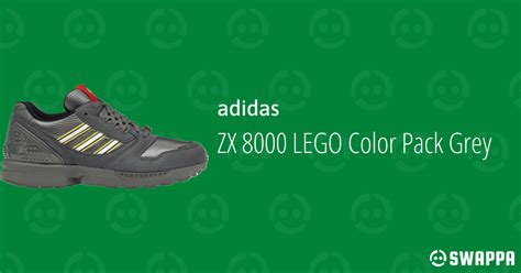 Adidas Zx 8000 Lego Color Pack Grey Fy7080 Swappa