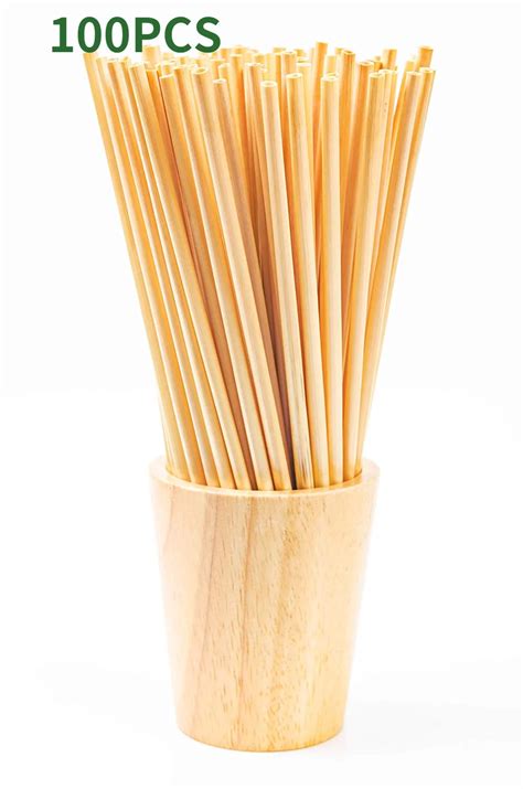 100 Pieces Natural Wheat Straws Earthernal