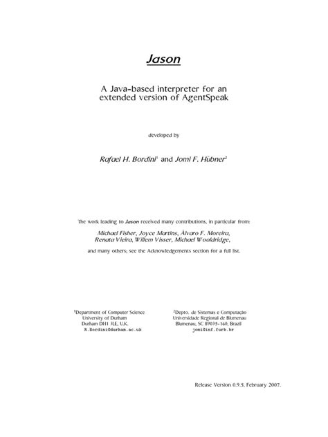 Jason Pdf Computer Programming First Order Logic