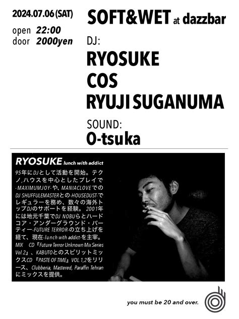 Softandwet Feat Ryosuke At Dazzbar Chubu